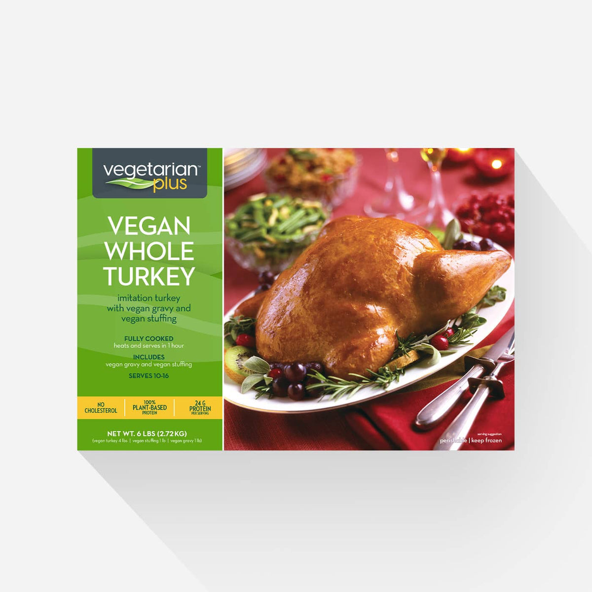 Vegan Whole Turkey with Vegan Stuffing & Gravy – Myrtle Greens